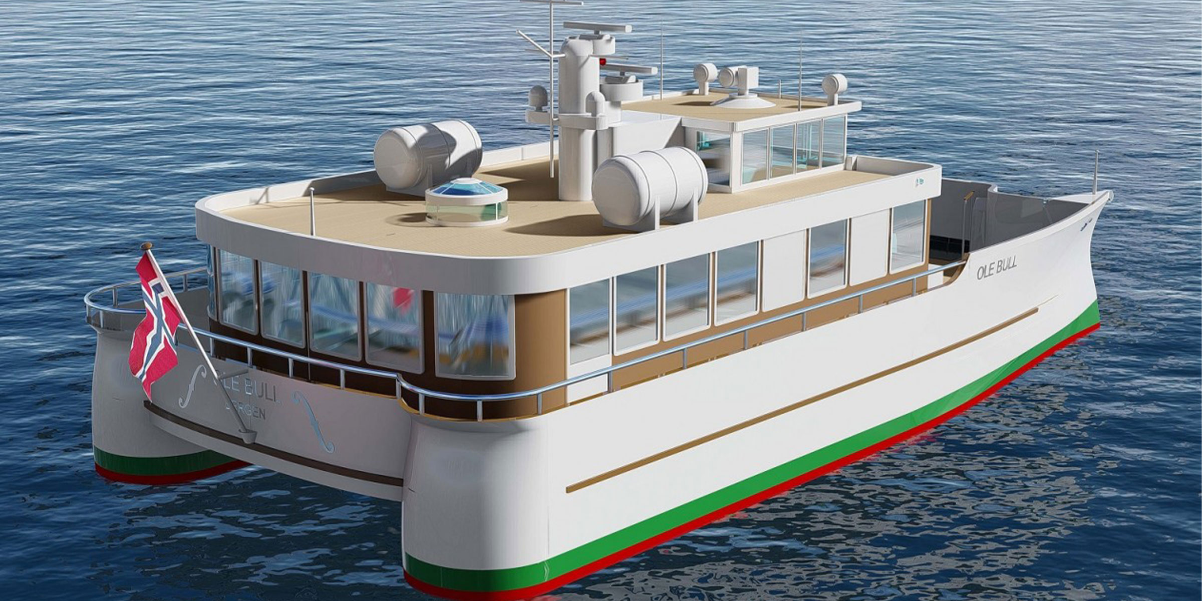 Fully electric propulsion for Ole Bull